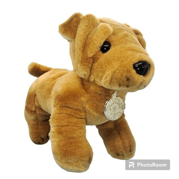 Dan Dee | Toys | Dan Dee Standing Bulldog Brown Puppy Dog Plush | Poshmark